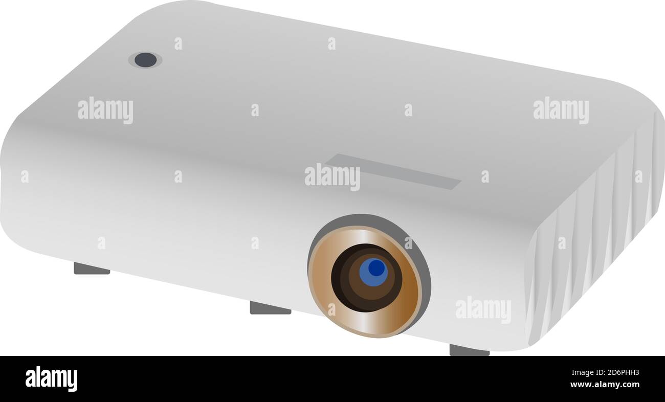 Image projector ,illustration, vector on white background Stock Vector ...