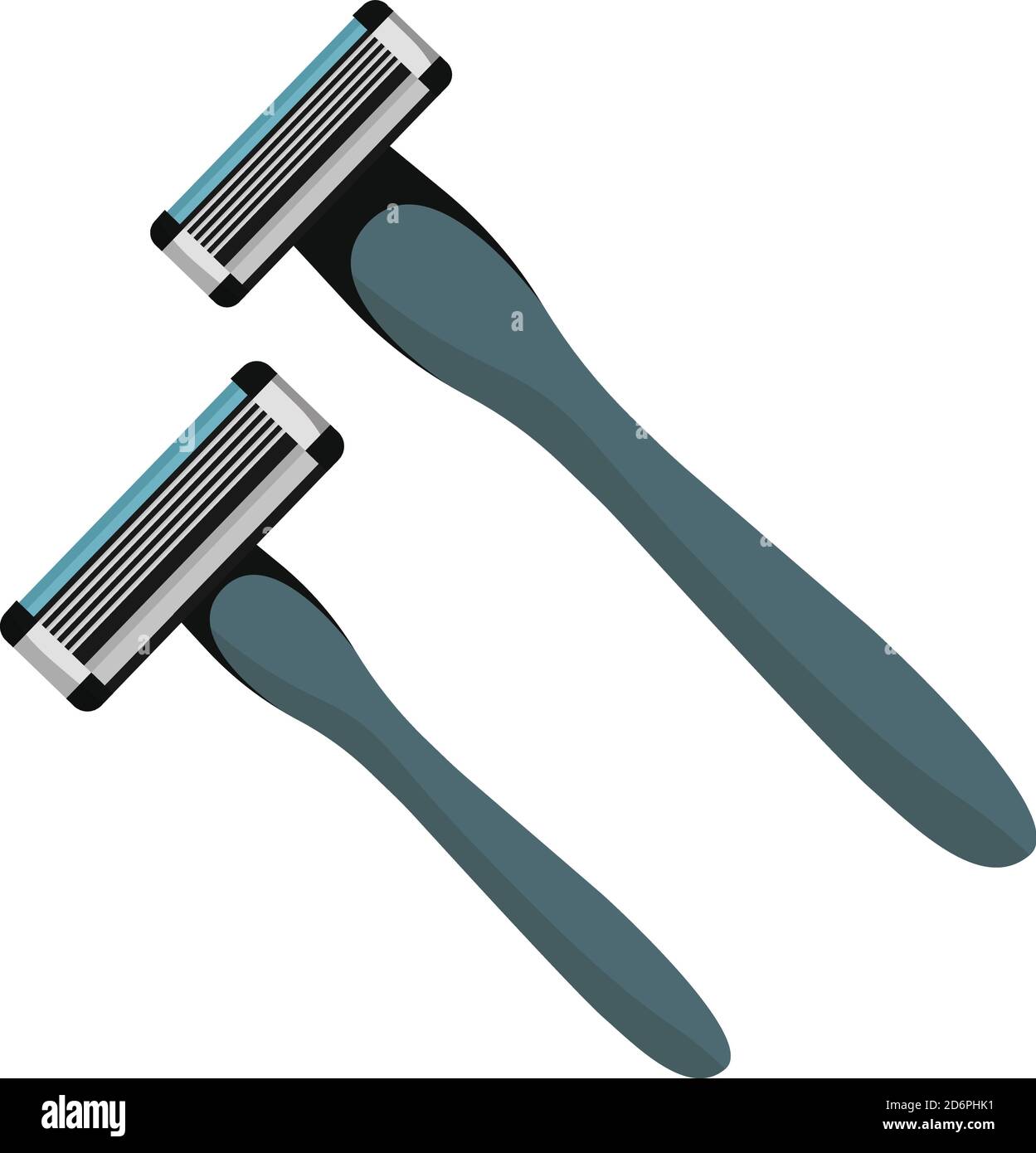 Sharp razors ,illustration, vector on white background Stock Vector ...