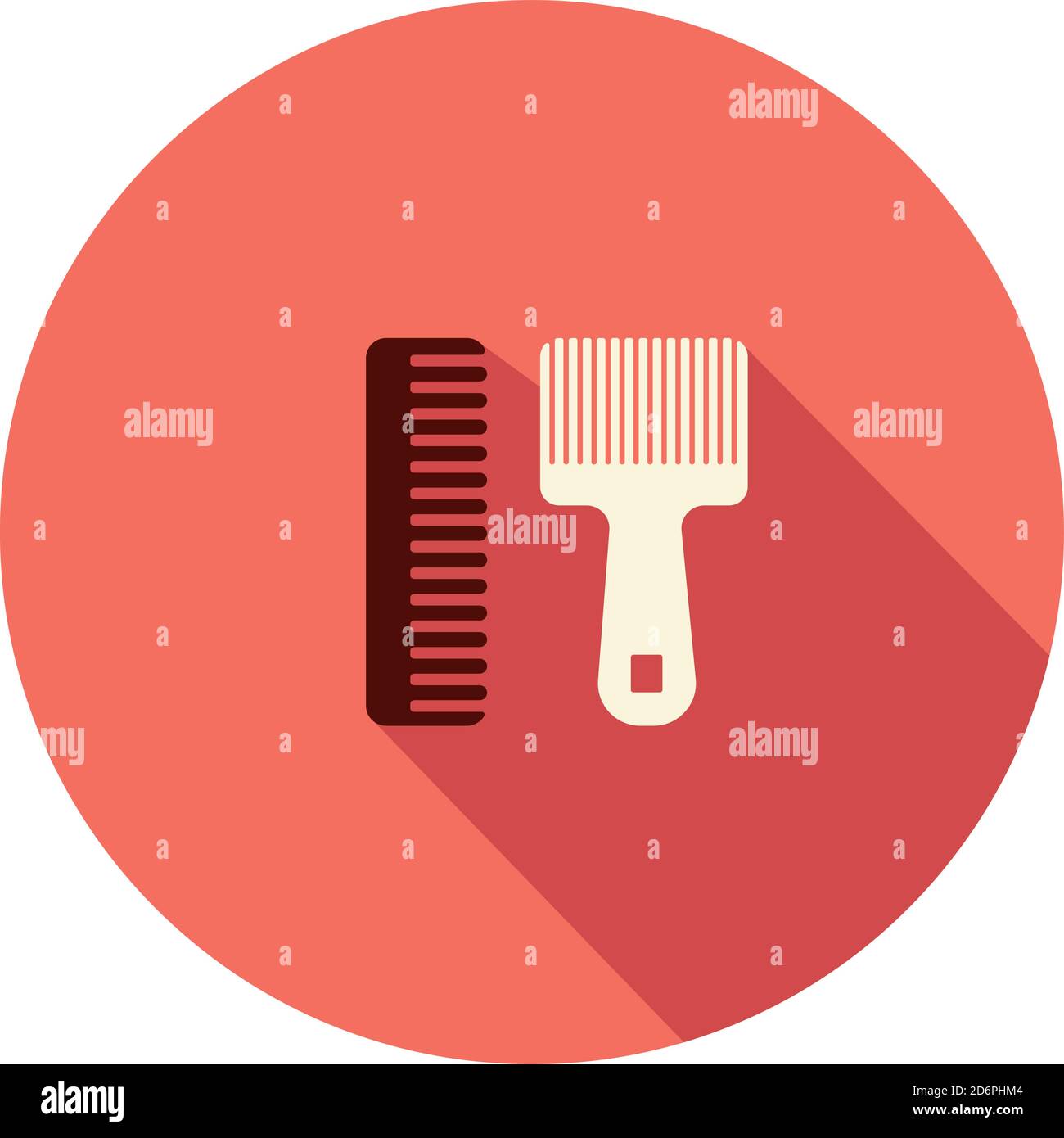Hair comb ,illustration, vector on white background Stock Vector Image ...