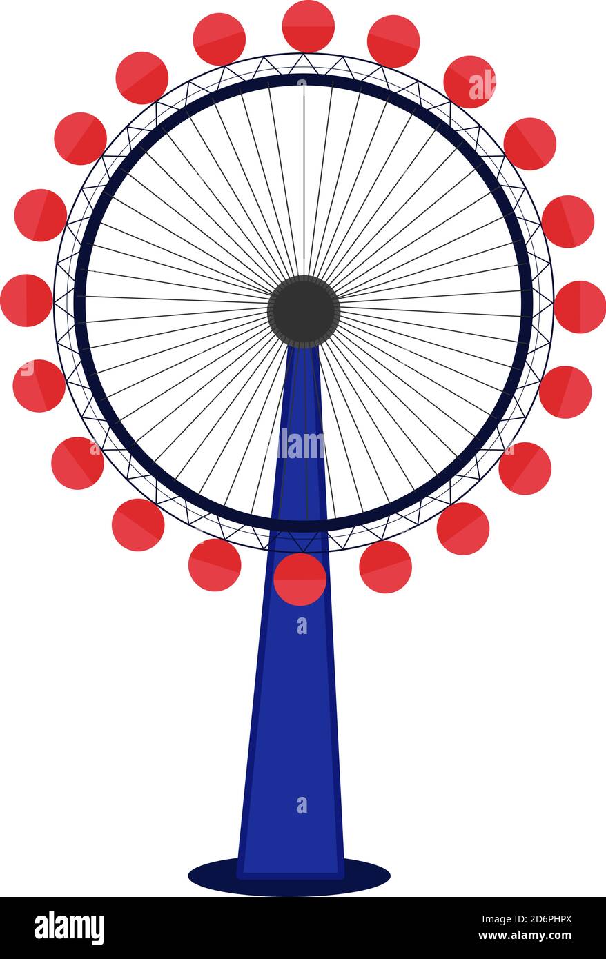 Round swing ,illustration, vector on white background Stock Vector ...