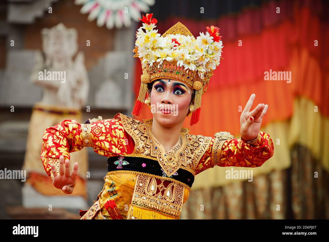 Denpasar, Bali island, Indonesia - June 23, 2016 Portrait of beautiful ...
