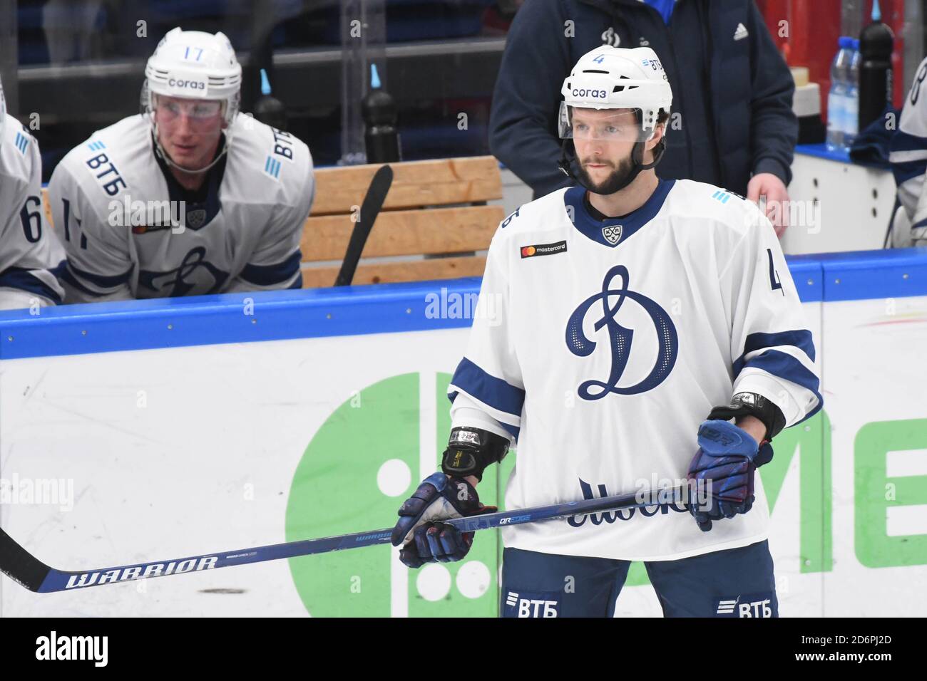 Moscow, Moscow, Russia. 18th Oct, 2020. MIKHAIL GRIGORYEV (4) of Dynamo ...