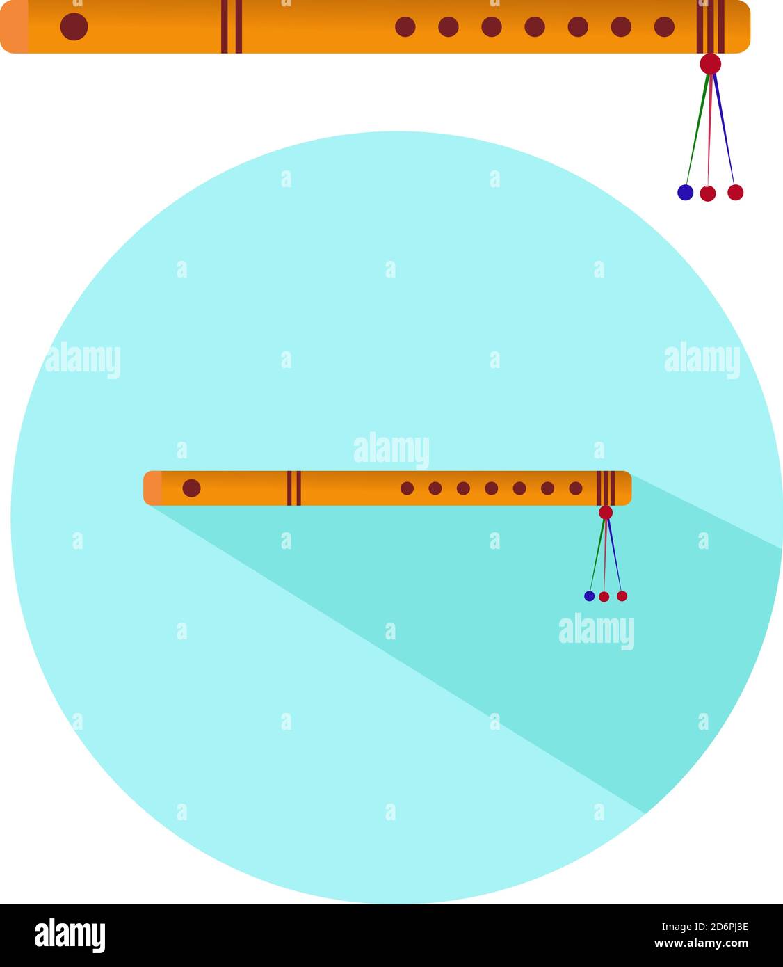 Flute clarinet on musical Stock Vector Images - Alamy