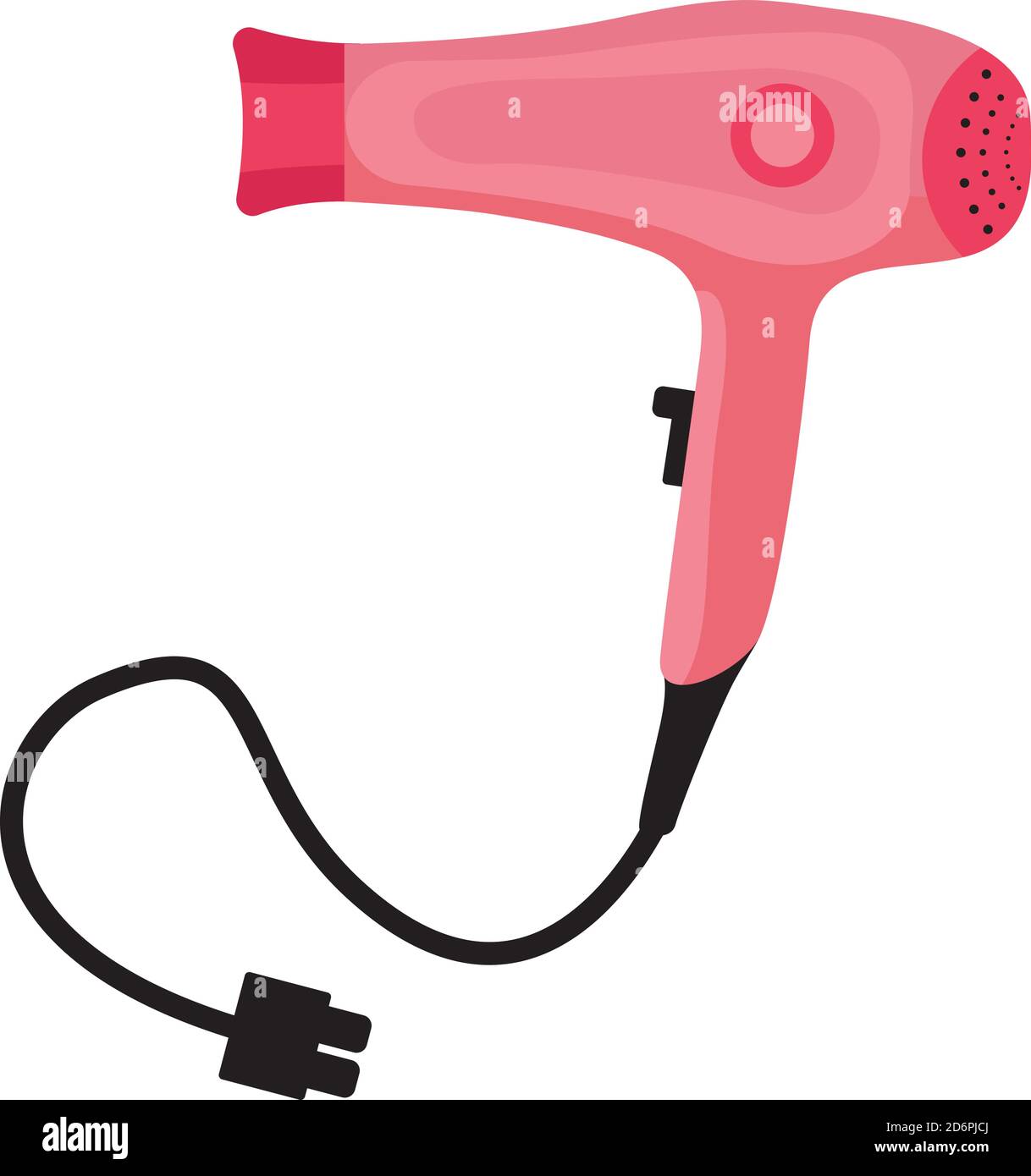 Hair Dryer Illustration Vector On White Background Stock Vector Image