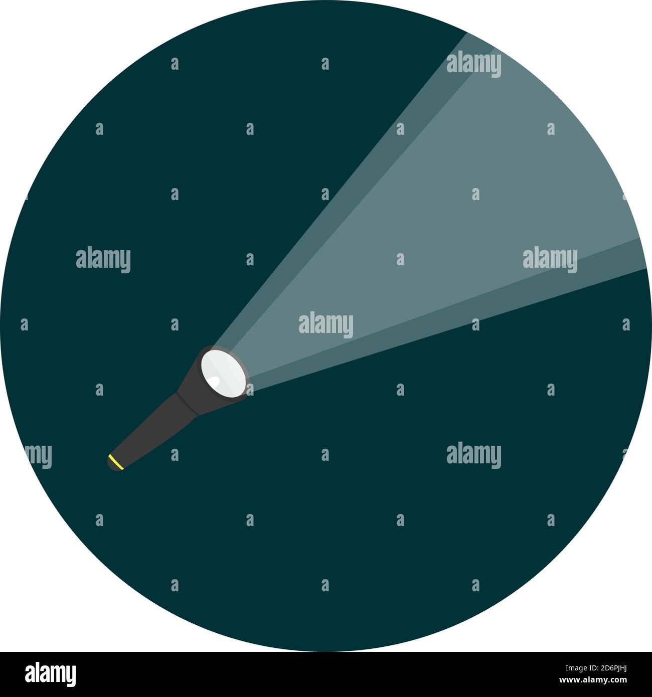 Night torch ,illustration, vector on white background Stock Vector ...