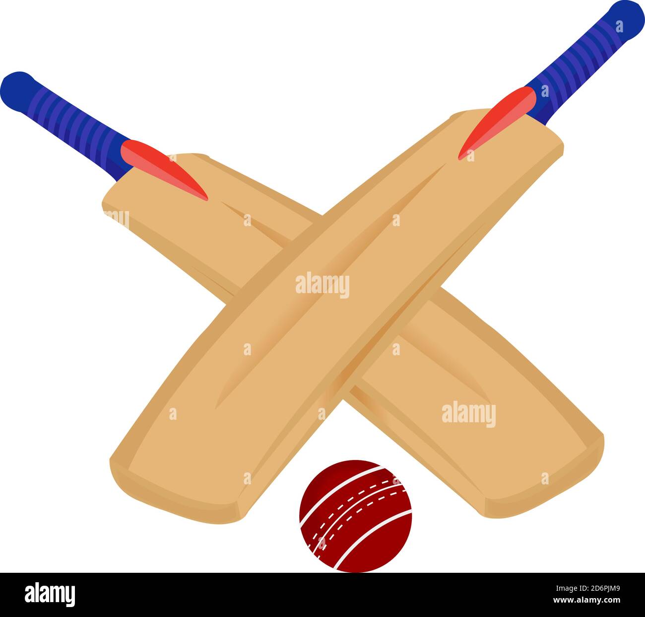 Cricket bat Stock Vector Images - Alamy