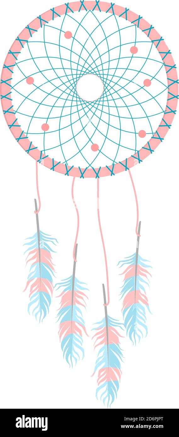 Dream catcher ,illustration, vector on white background Stock Vector ...