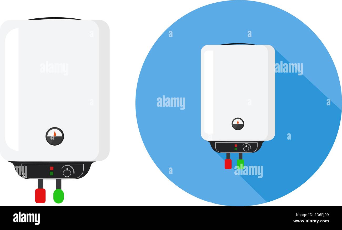 White geyser ,illustration, vector on white background Stock Vector ...