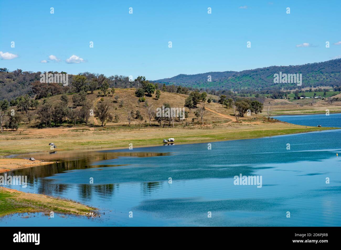 Chaffey Dam on the Peel River Valley northern NSW Australia Stock Photo ...