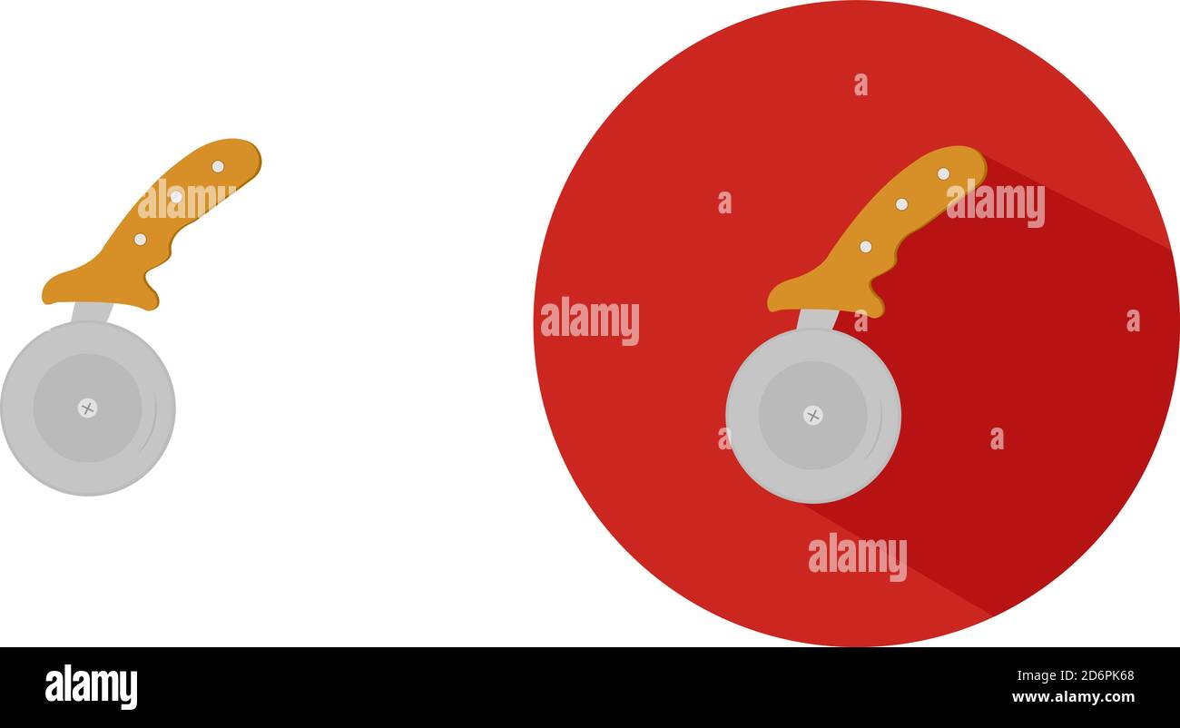 Pizza cutter Stock Vector Images - Alamy