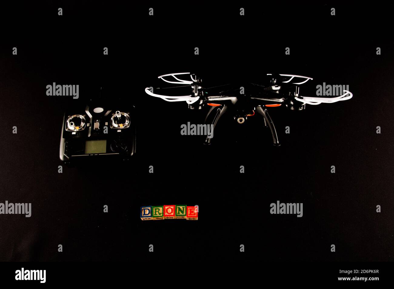 Modern Technology Copter closeup Aircraft Drone Stock Photo - Alamy