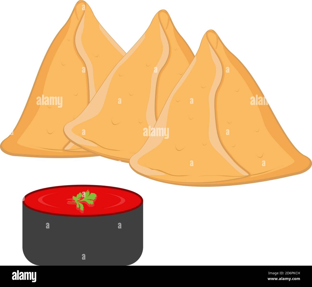 Samosa icon vector vectors hi-res stock photography and images - Alamy