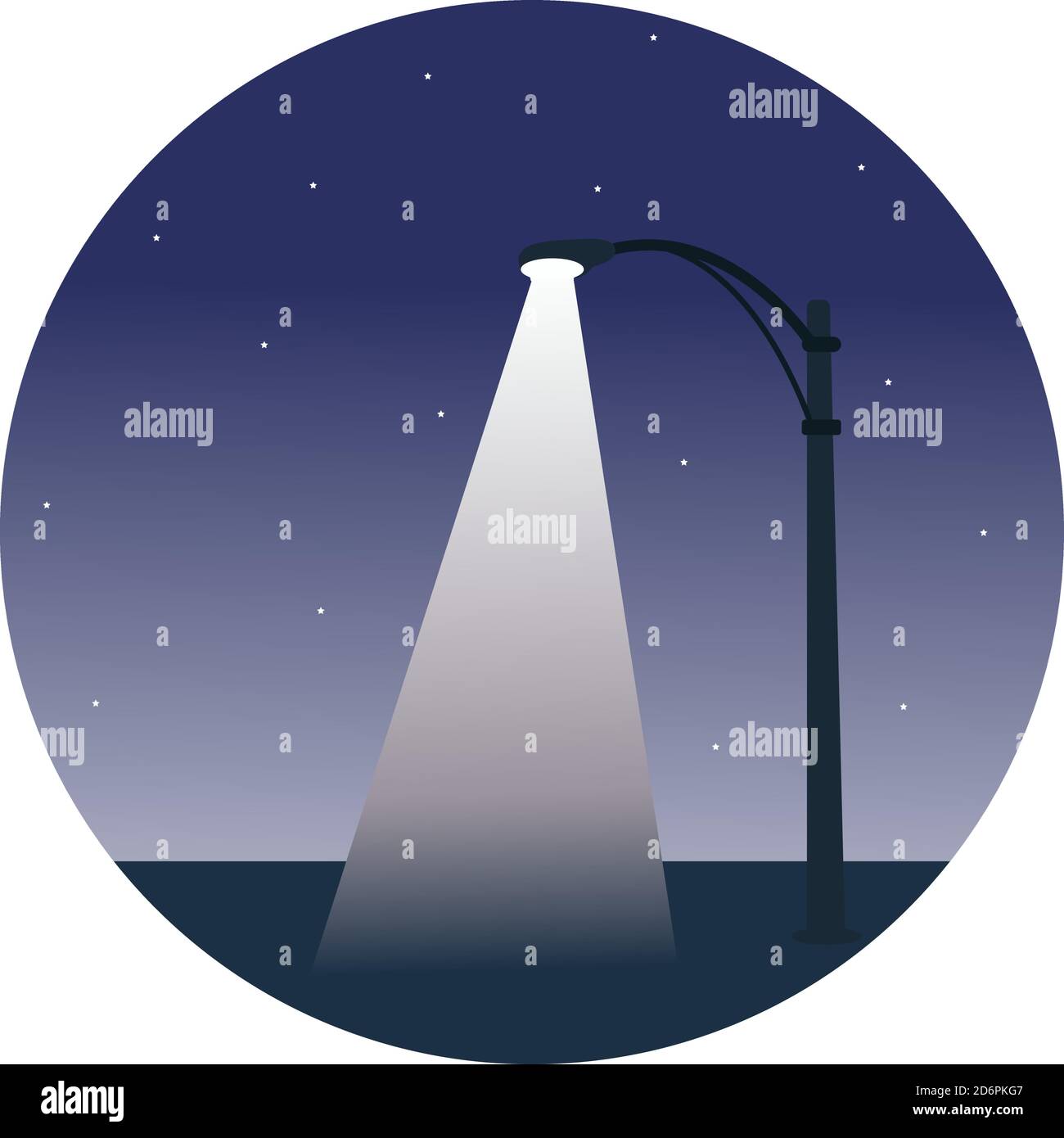 Street lantern lamppost on Stock Vector Images - Alamy