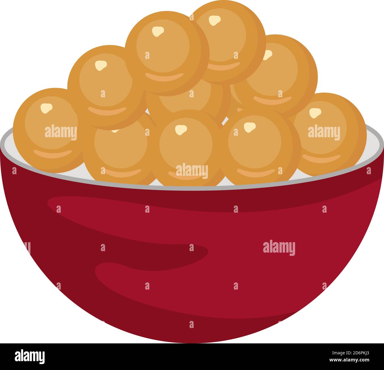 Delicious laddoo ,illustration, vector on white background Stock Vector ...