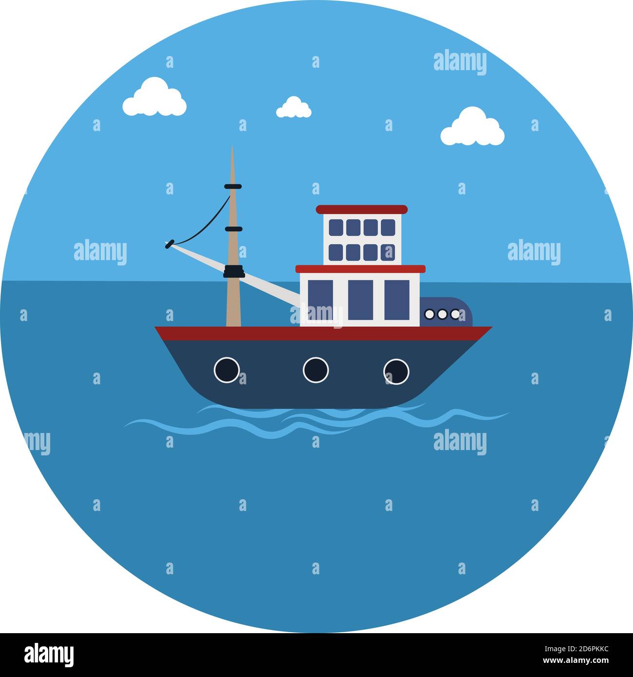 Picture sailing ship Cut Out Stock Images & Pictures - Alamy