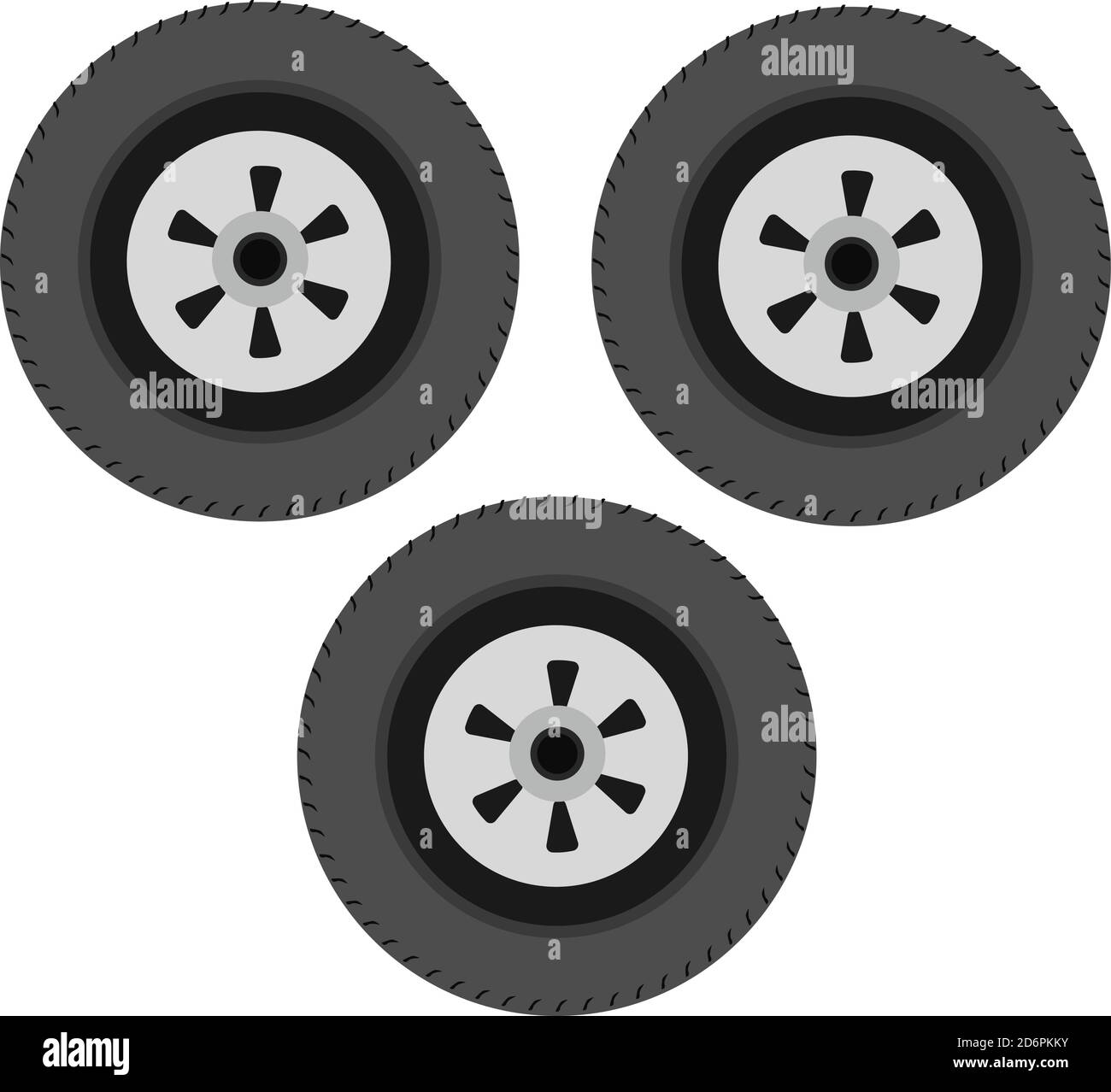 Small tyre ,illustration, vector on white background Stock Vector Image ...