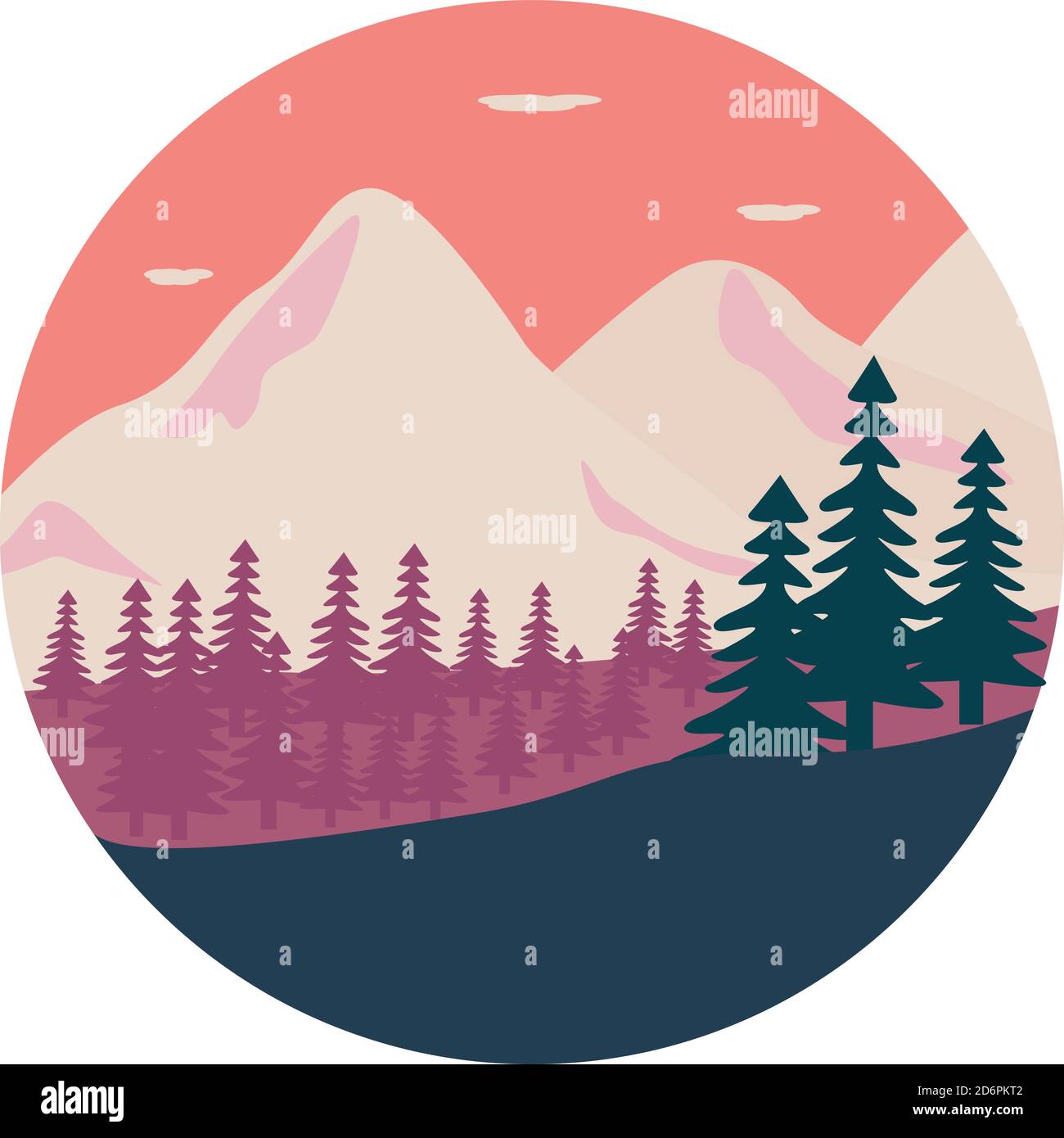 Wild oak ,illustration, vector on white background Stock Vector Image ...