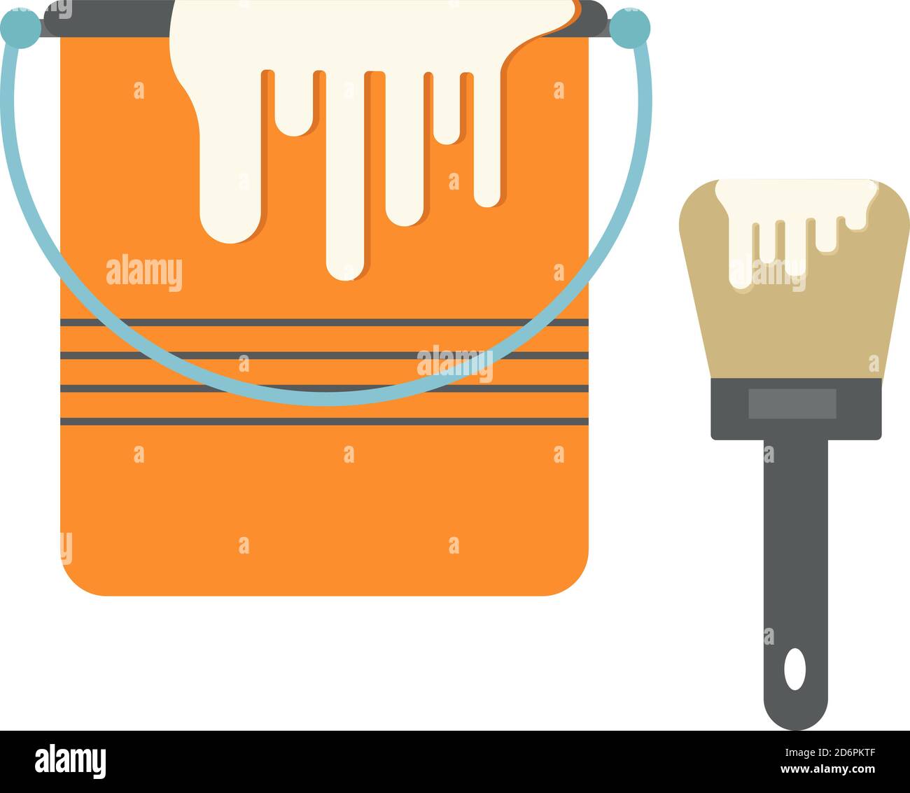 White paint ,illustration, vector on white background Stock Vector ...