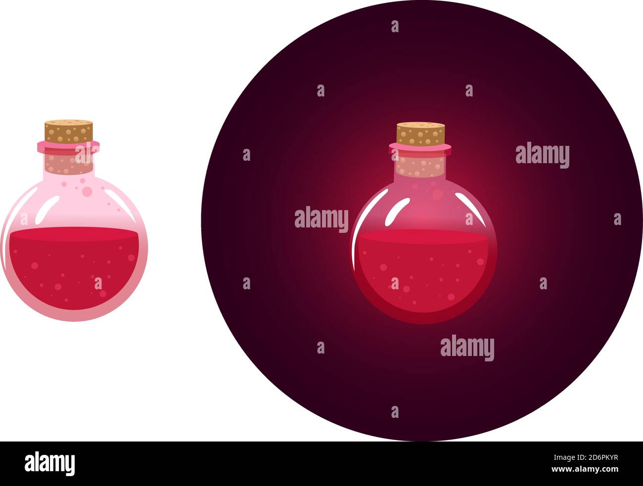 Laboratory potion icon set Cut Out Stock Images & Pictures - Alamy
