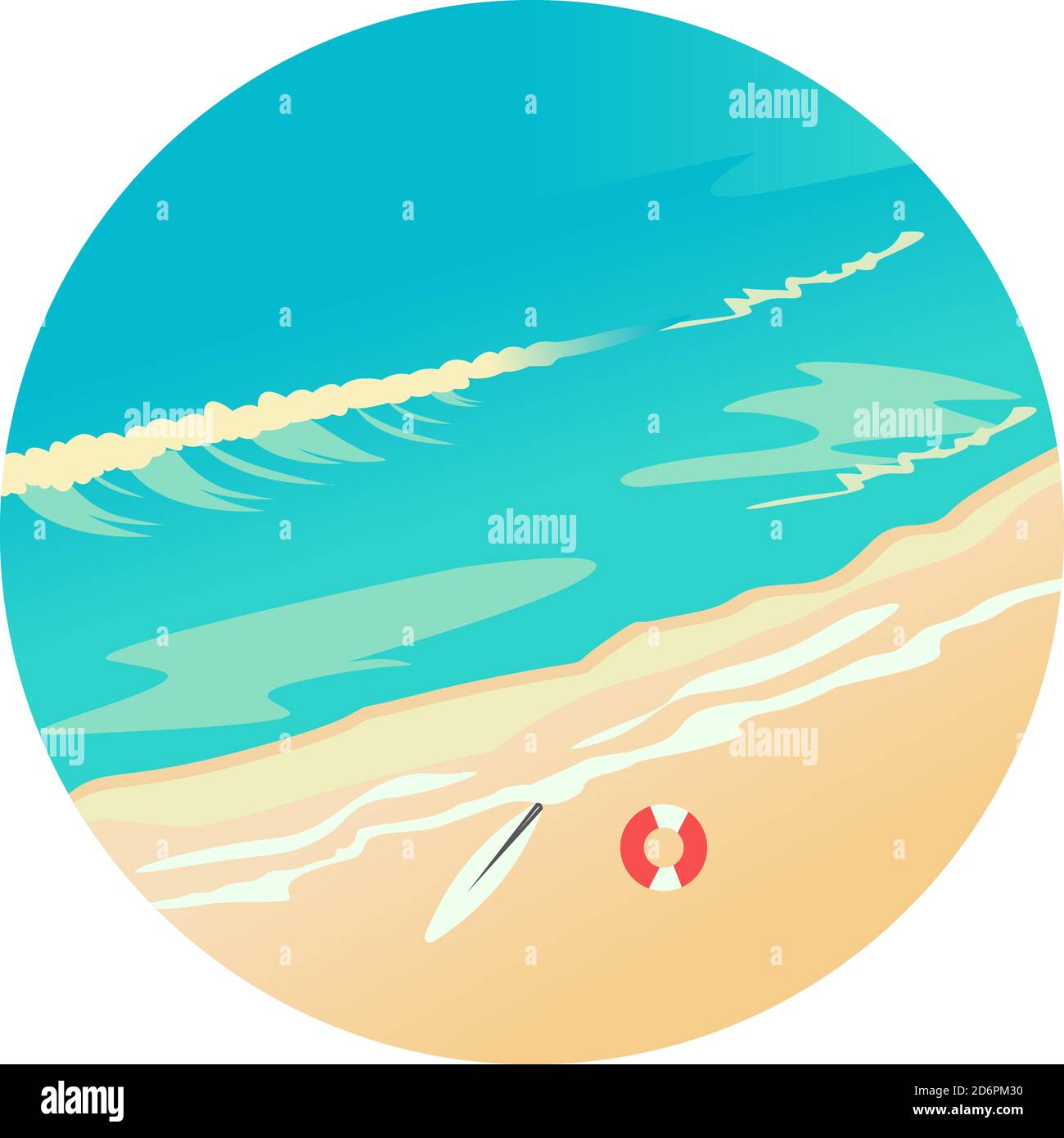 Sky view on sea Stock Vector Images - Alamy