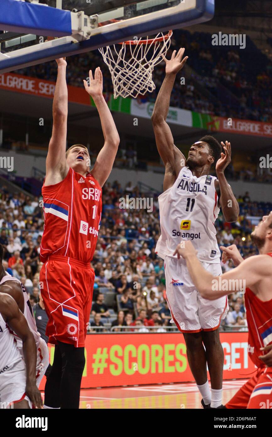 Nikola Jokic. Serbia Basketball National Team. FIBA OQT Tournament ...