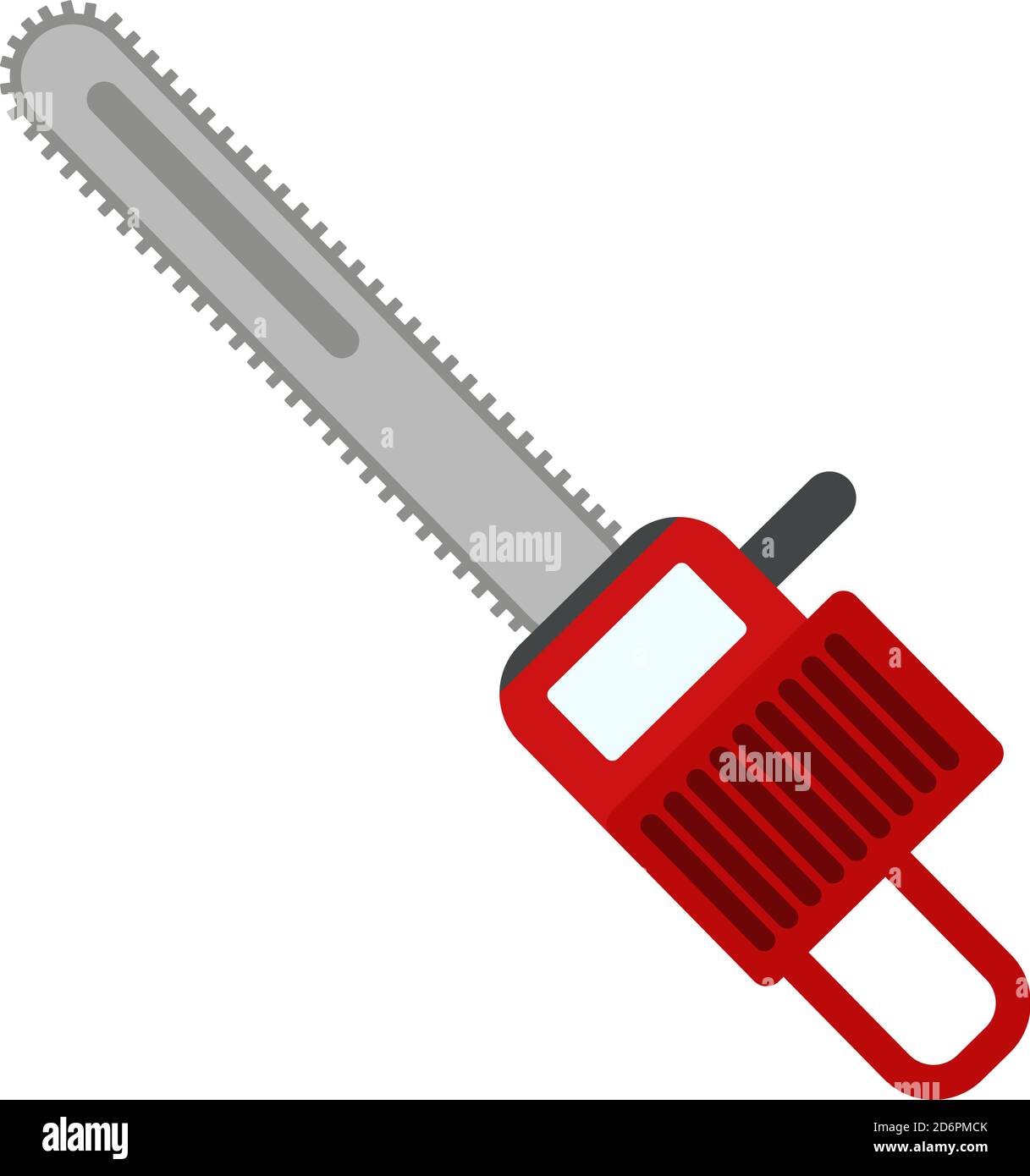 Wood cutter ,illustration, vector on white background Stock Vector ...