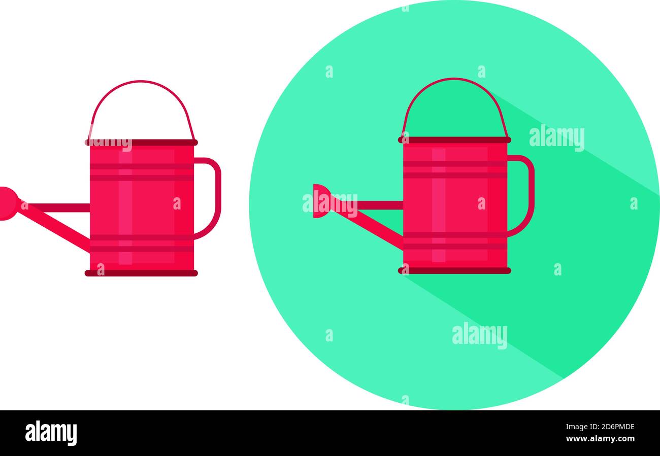 Watering can ,illustration, vector on white background Stock Vector ...