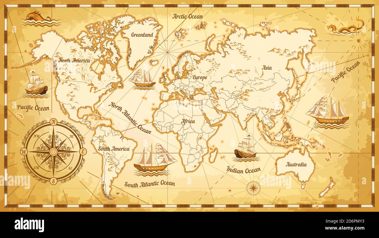 Ancient World Map High Resolution Stock Photography and Images - Alamy