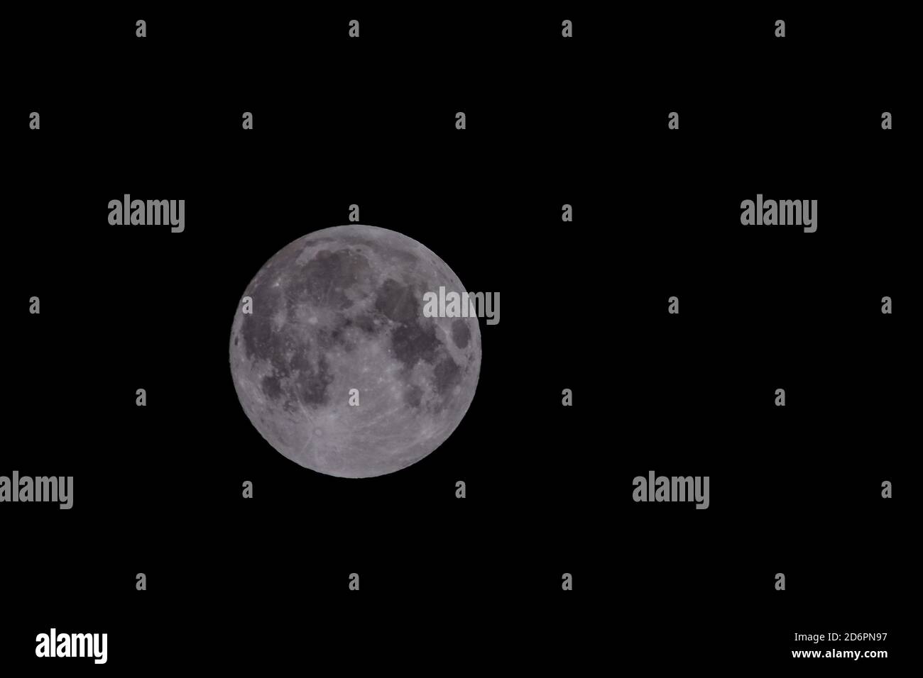 Moon in Night Sky Stock Photo - Alamy