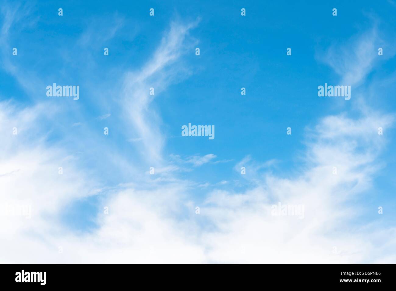 Blue sky with cirrus hi-res stock photography and images - Alamy