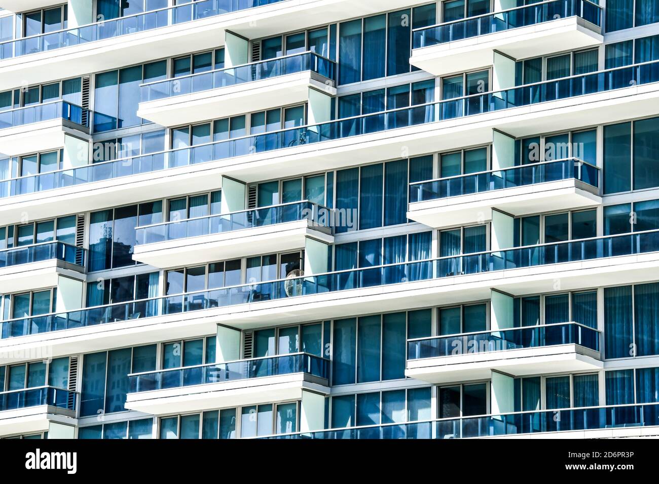 modern building with balconies, photo as a background Stock Photo - Alamy