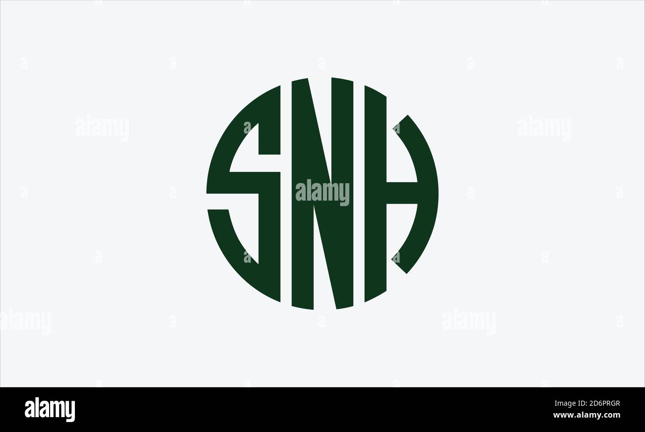 Snh letter logo Stock Vector Images - Alamy