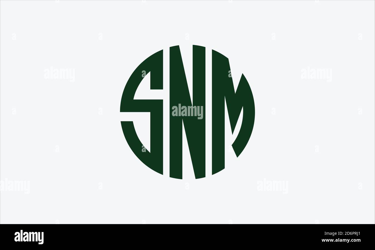 Snm letter logo Stock Vector Images - Alamy