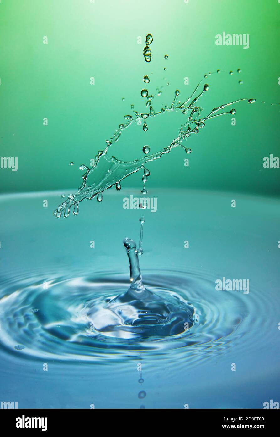 Abstract background of splash of color water, collision of colored ...