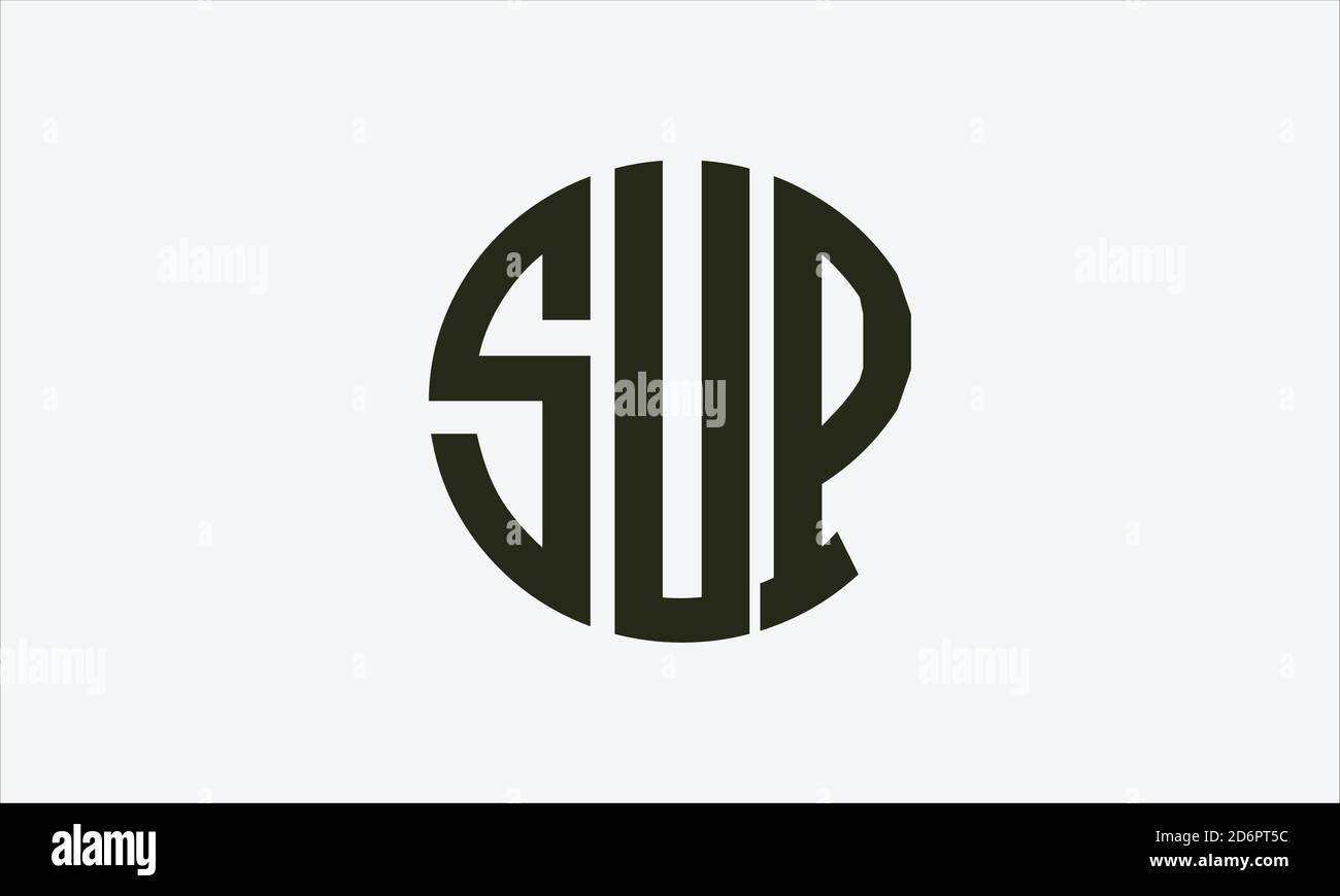 Sup letter logo Stock Vector Images - Alamy