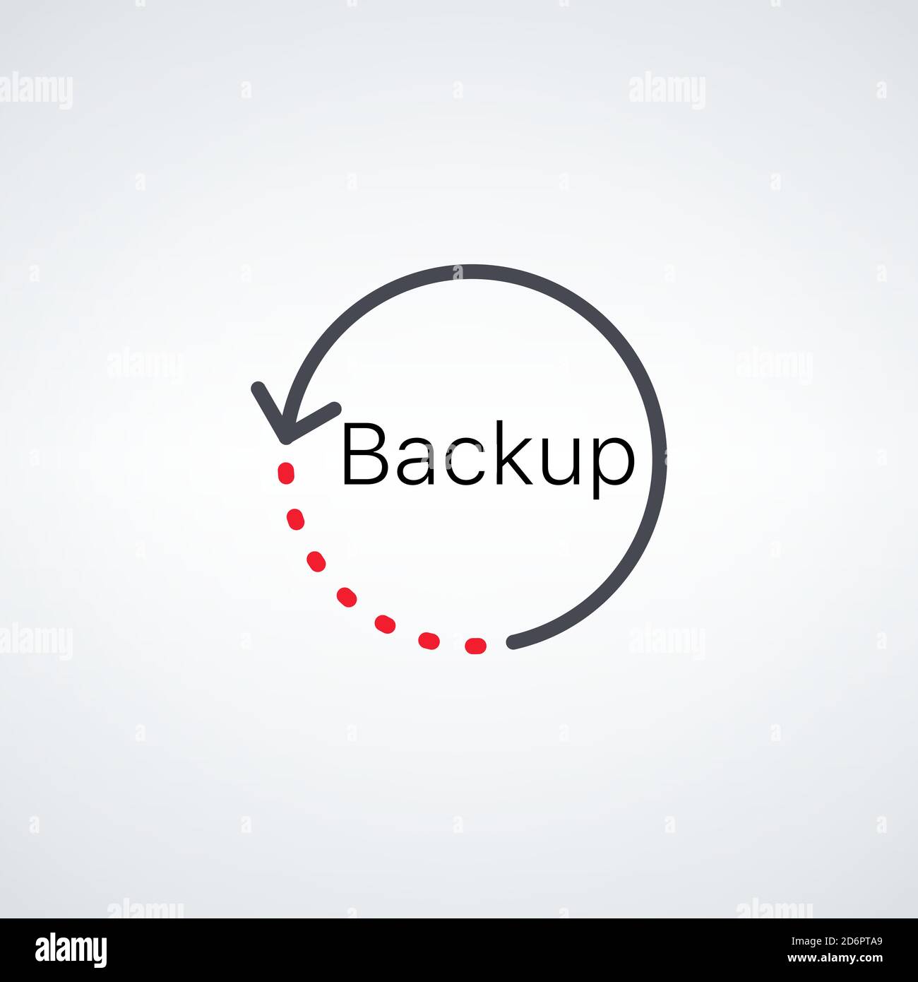 Back arrow around clock glyph icon. Counterclockwise. Reschedule. Stock ...