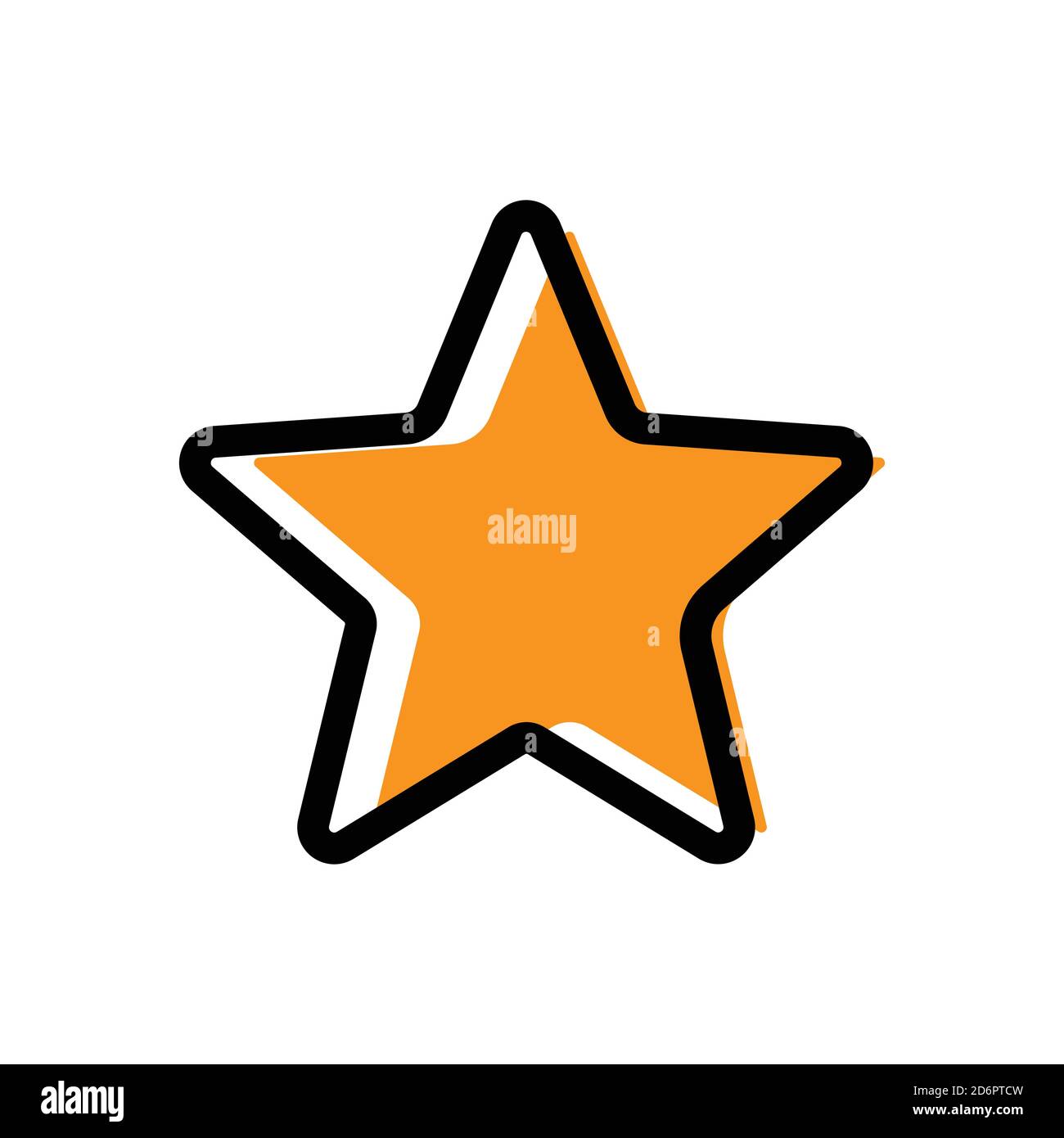Star flat symbol. Design template vector Stock Vector Image & Art - Alamy