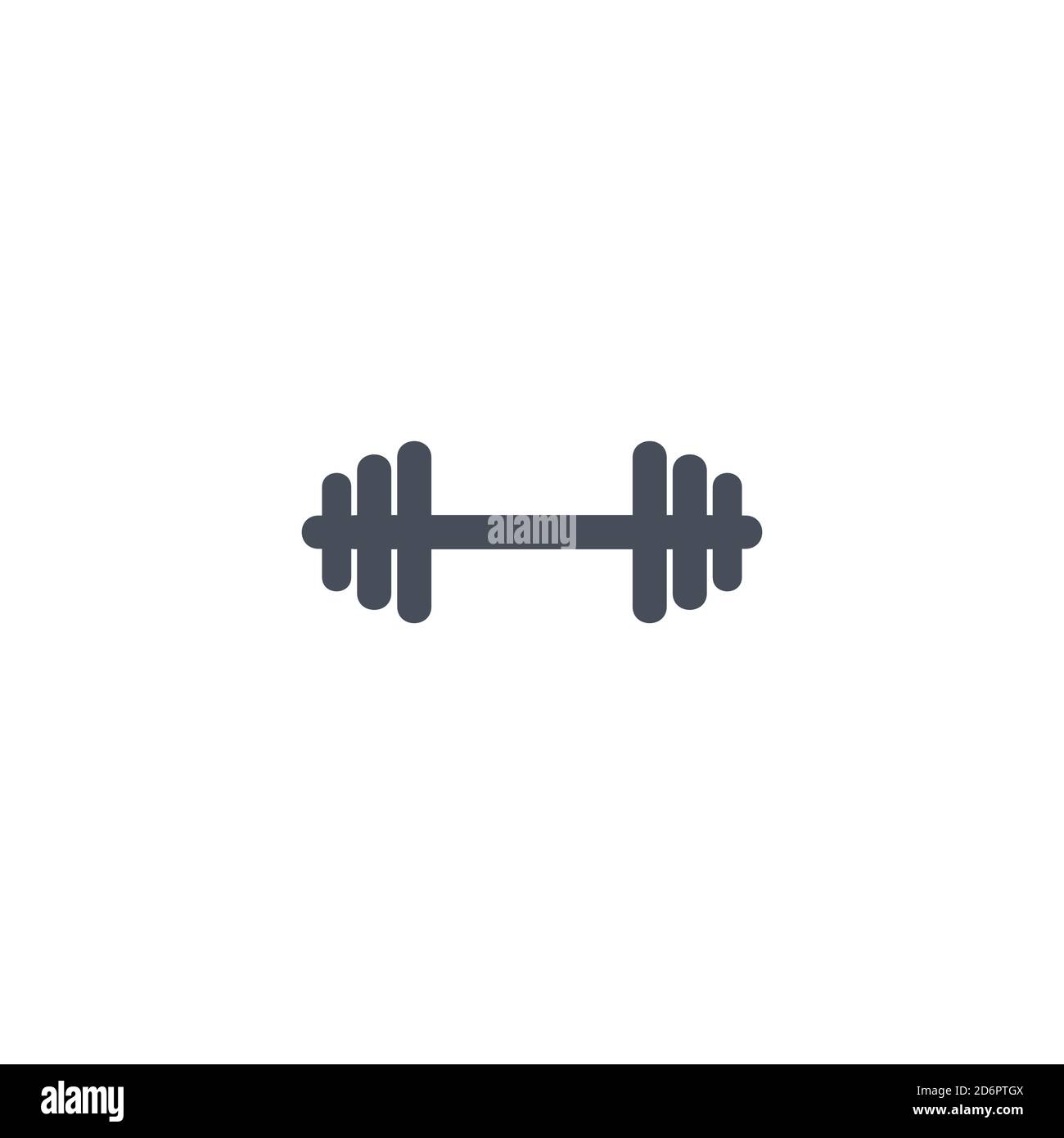 Dumbbell Icon, gym activity icon in trendy flat style. Stock vector illustration isolated on ...
