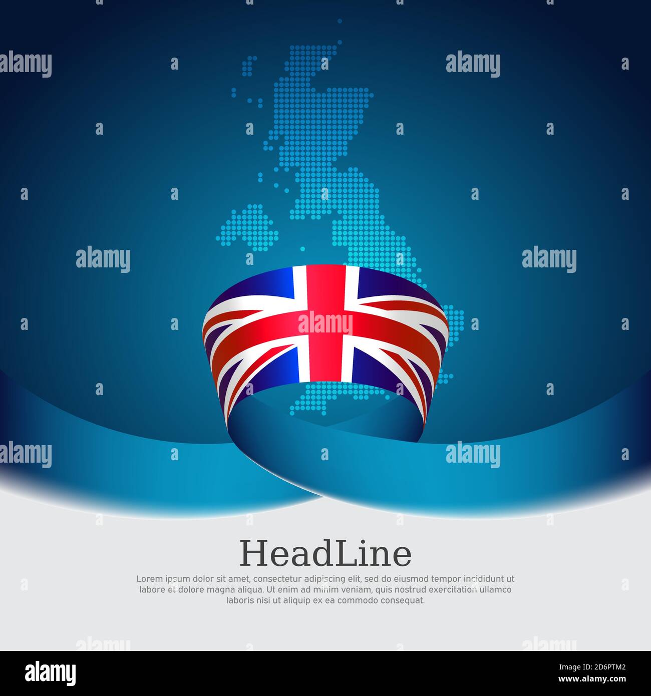 United kingdom map on cover design hi-res stock photography and images ...