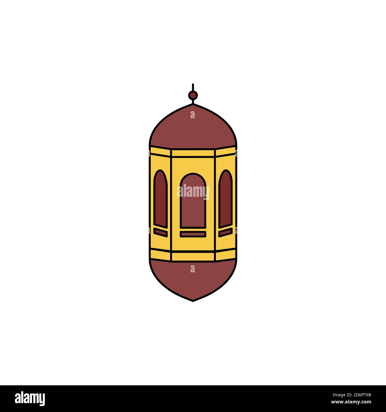 Lantern flat symbol. prophet's birthday to fall on October. Design ...