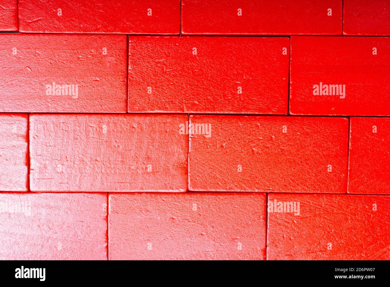 Red color domino blocks placed on a white background Stock Photo - Alamy