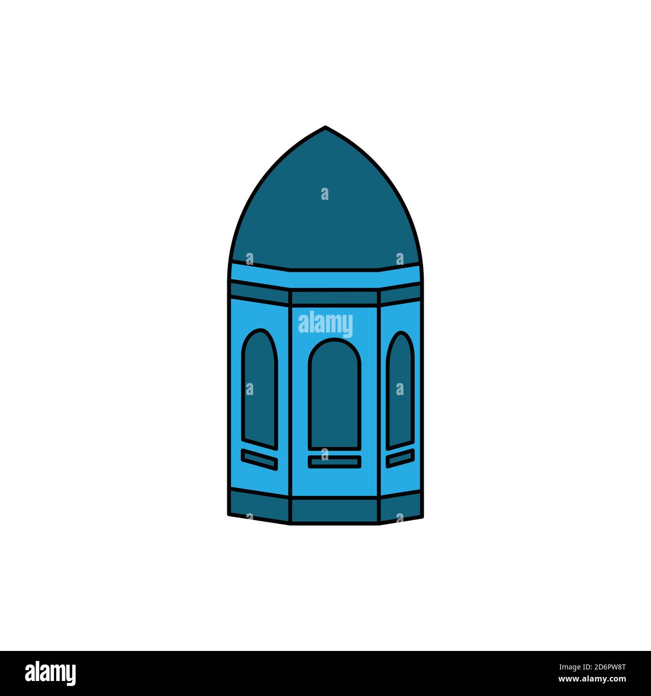 Flat ramadan template Cut Out Stock Images & Pictures - Alamy
