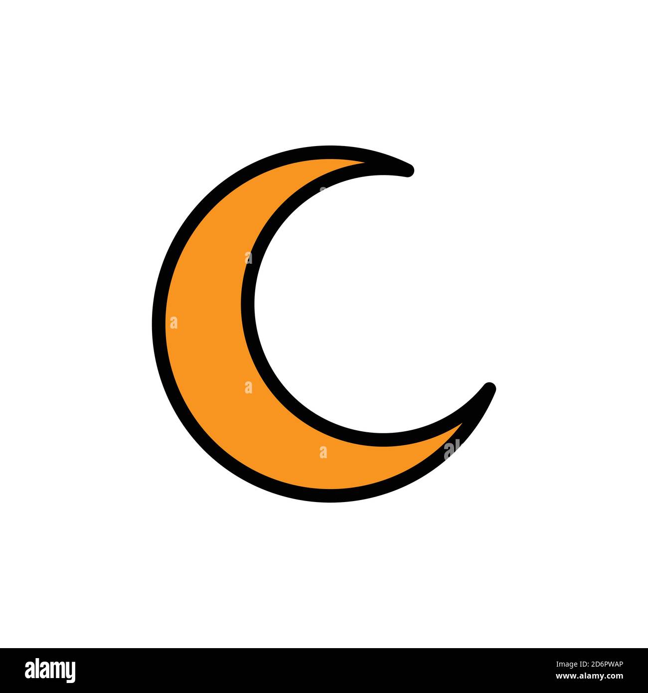 Crescent moon star ramadan concept Cut Out Stock Images & Pictures - Alamy