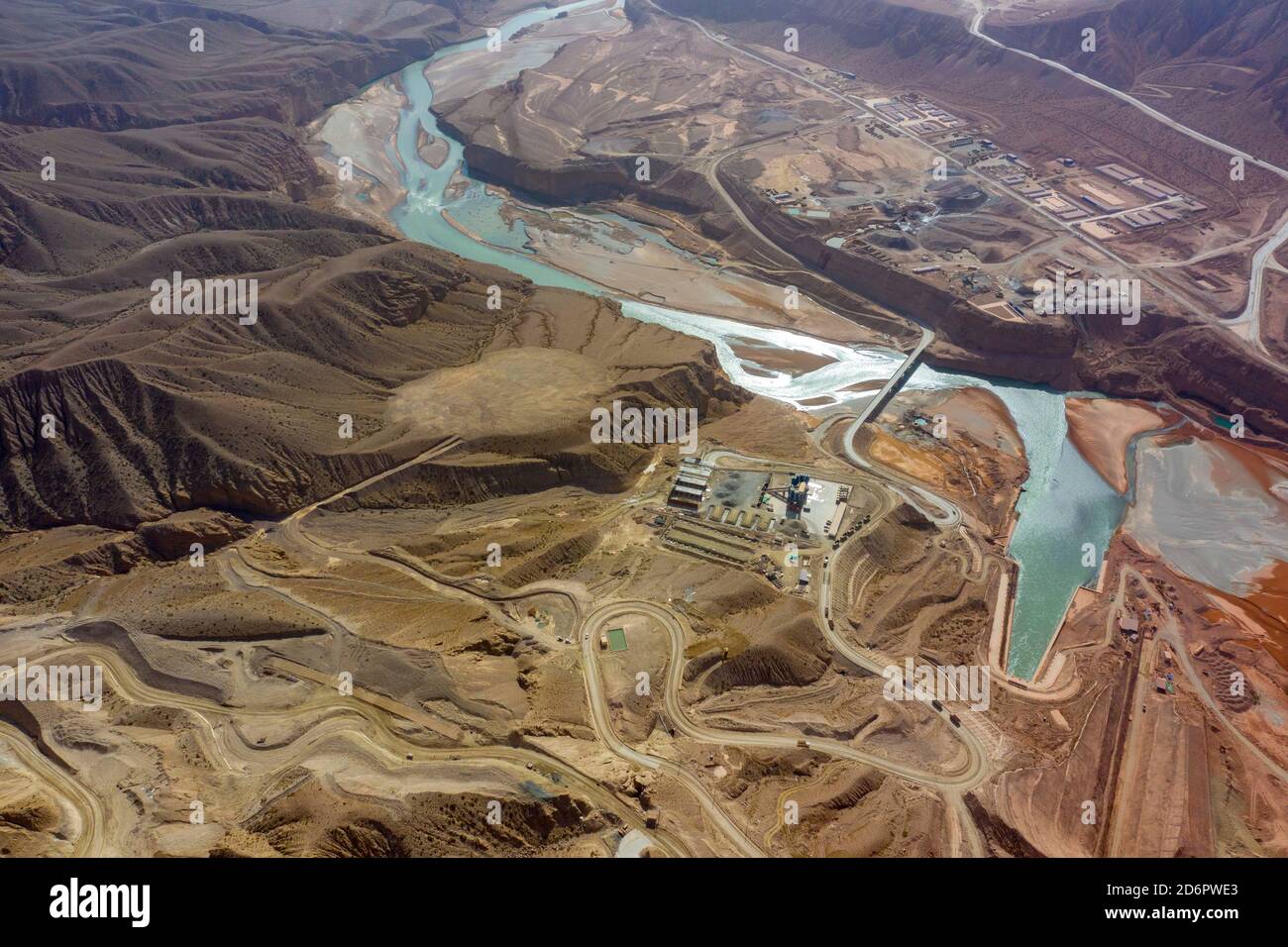 Aksu. 18th Oct, 2020. Aerial photo taken on Oct. 18, 2020 shows ...