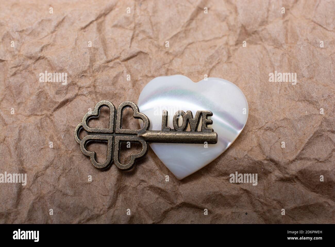 Heart shaped object in view as love conception Stock Photo - Alamy