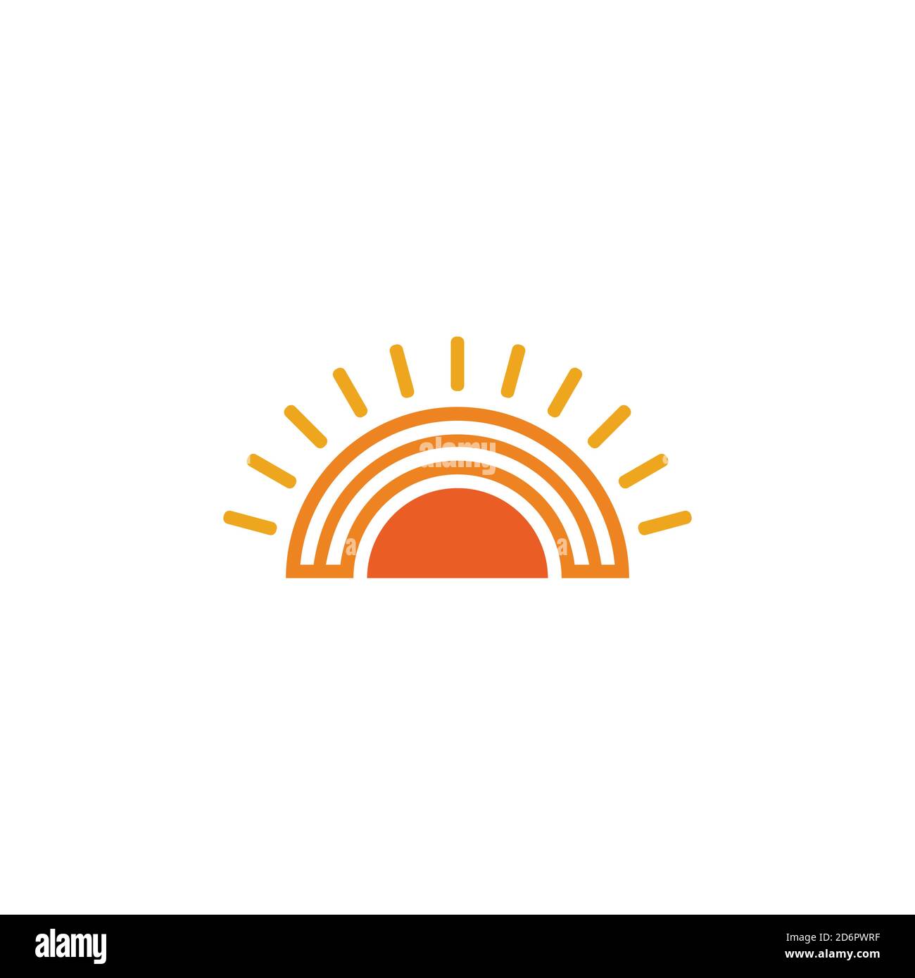 sun rays stripes lines art logo vector Stock Vector Image & Art - Alamy