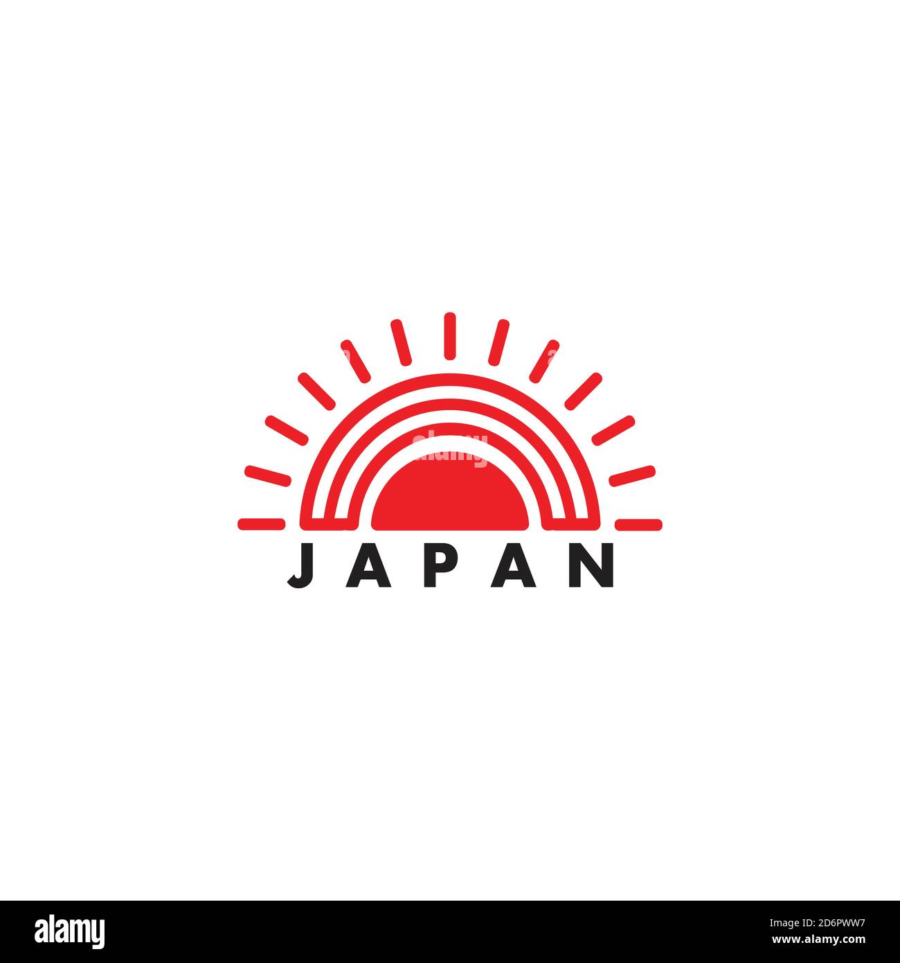 Japanese sun symbol Stock Vector Images - Alamy