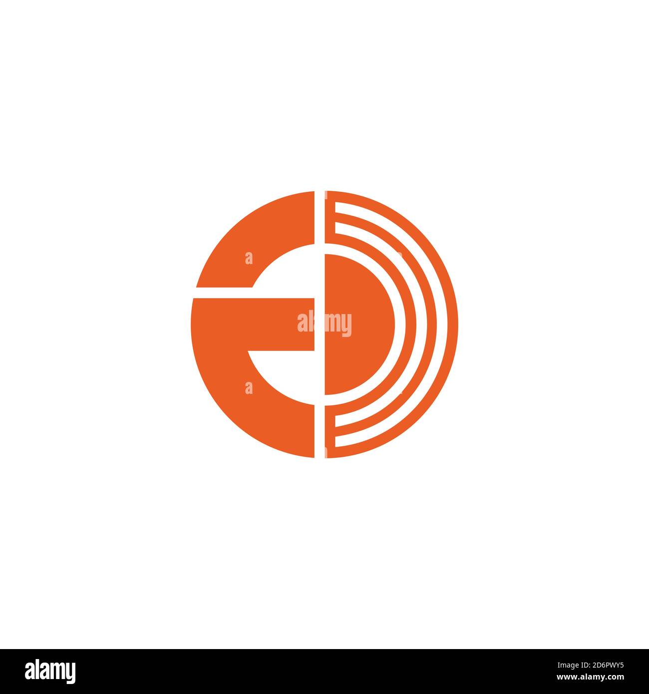 abstract letter gd symbol geometric logo vector Stock Vector Image ...