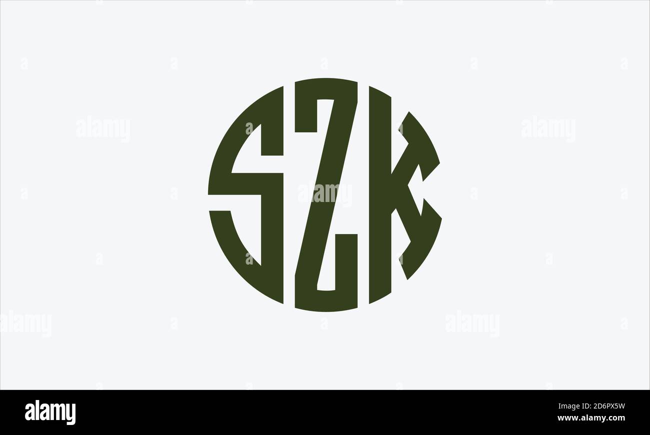 Szk letter logo Stock Vector Images - Alamy