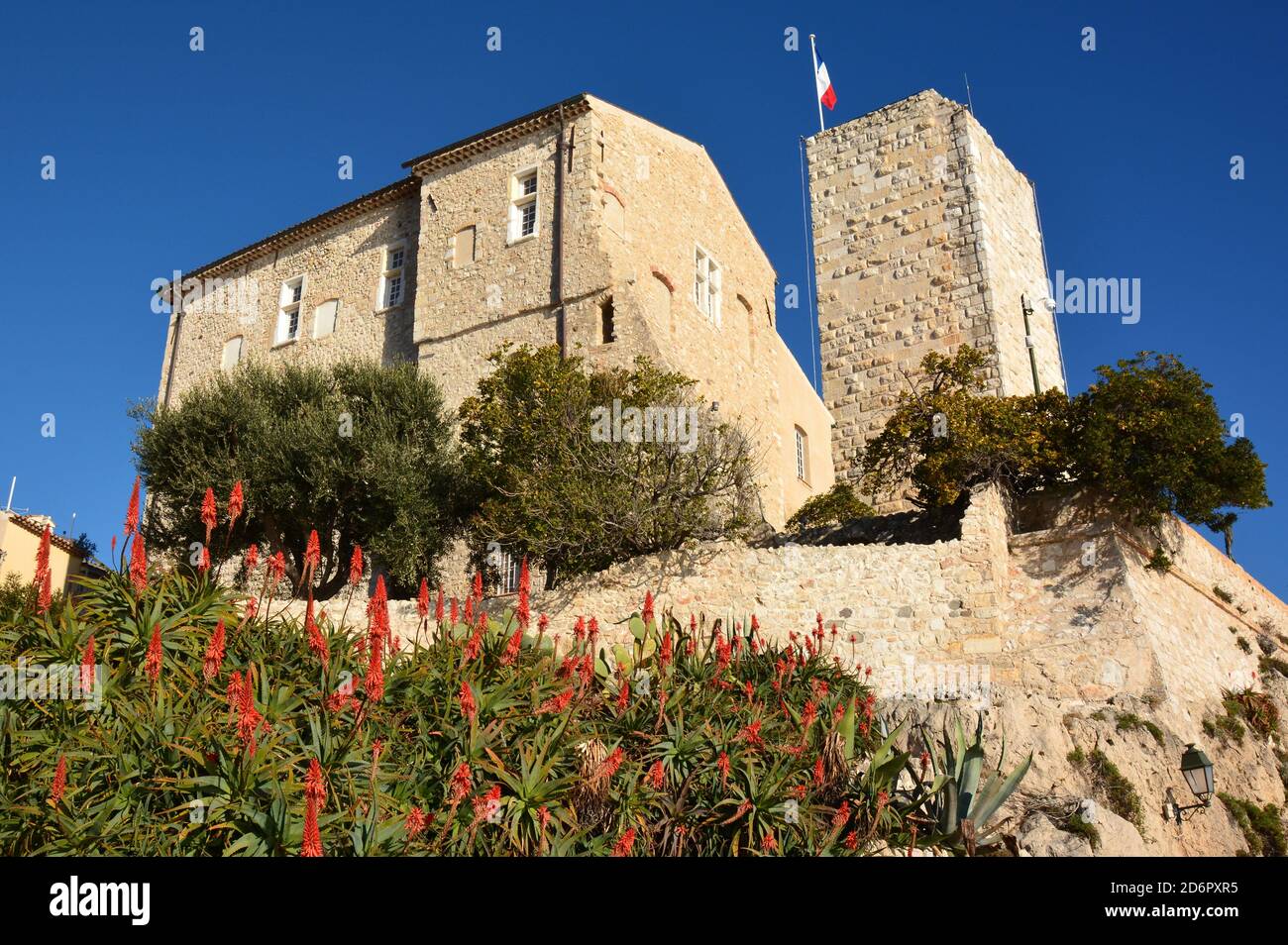 France, french riviera, Antibes, the Grimaldi castle is classified ...